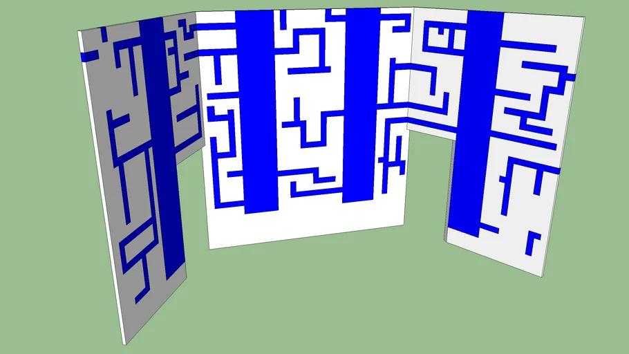 Futuristic Wall | 3D Warehouse