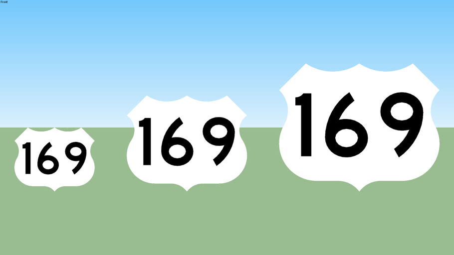 U.S. 169 Sign | 3D Warehouse
