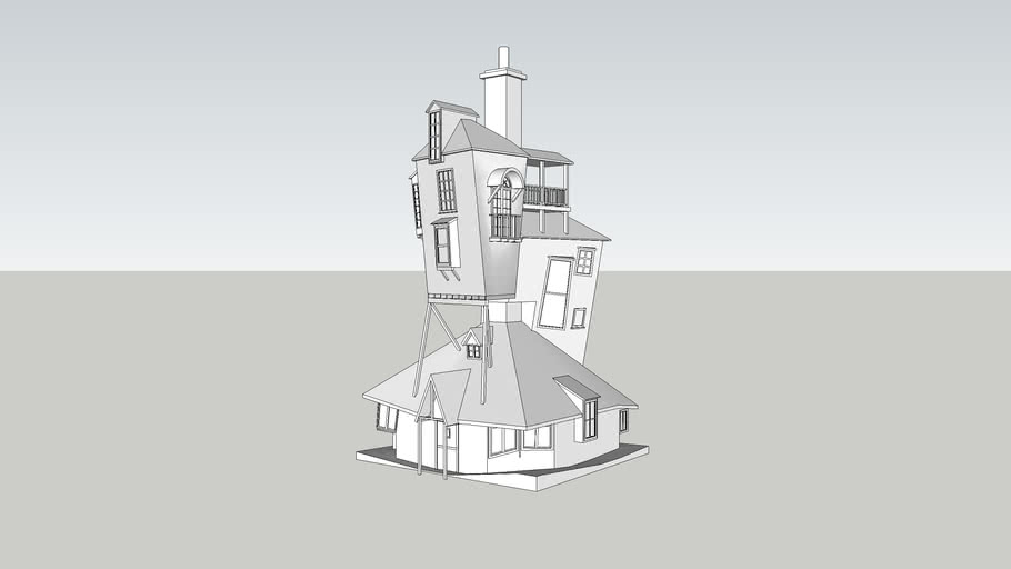 The Burrow from Harry Potter as Modeled Live! | 3D Warehouse