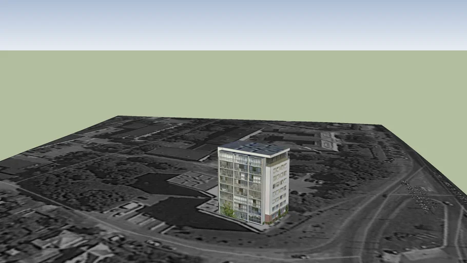 Archyvo 48 apartment buildings | 3D Warehouse