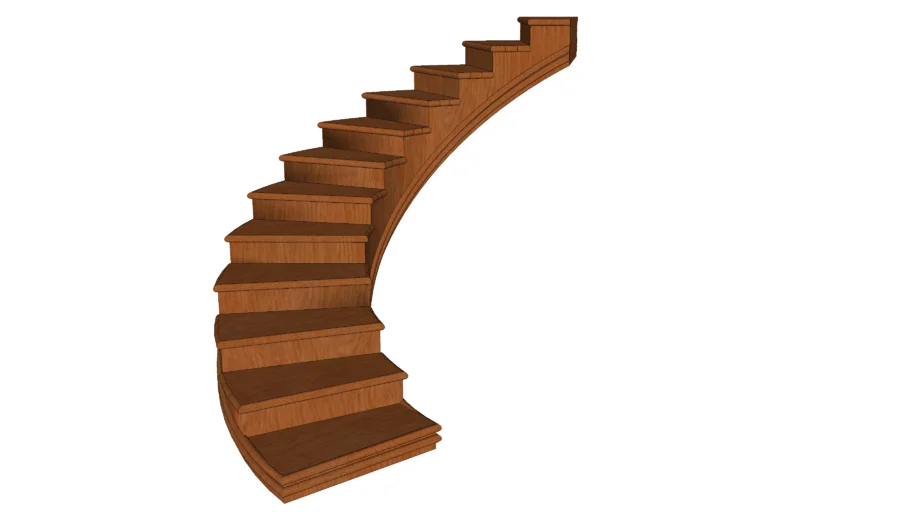 Curved Staircase | 3D Warehouse