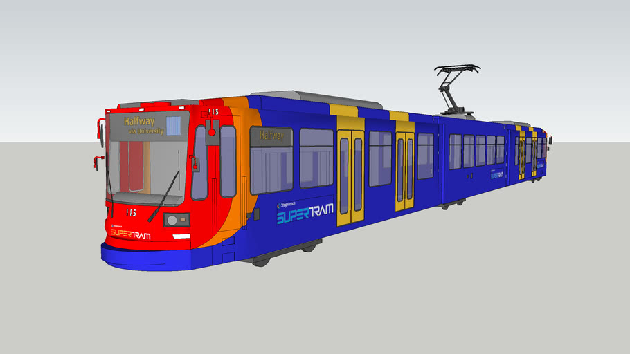 Sheffield Supertram | 3D Warehouse