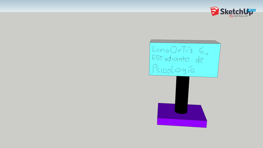 Letrero | 3D Warehouse