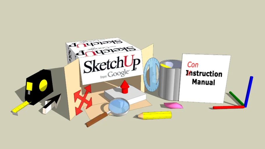 SketchUp ToolSet created for the SuWiki Banner for the SketchUp 3D ...