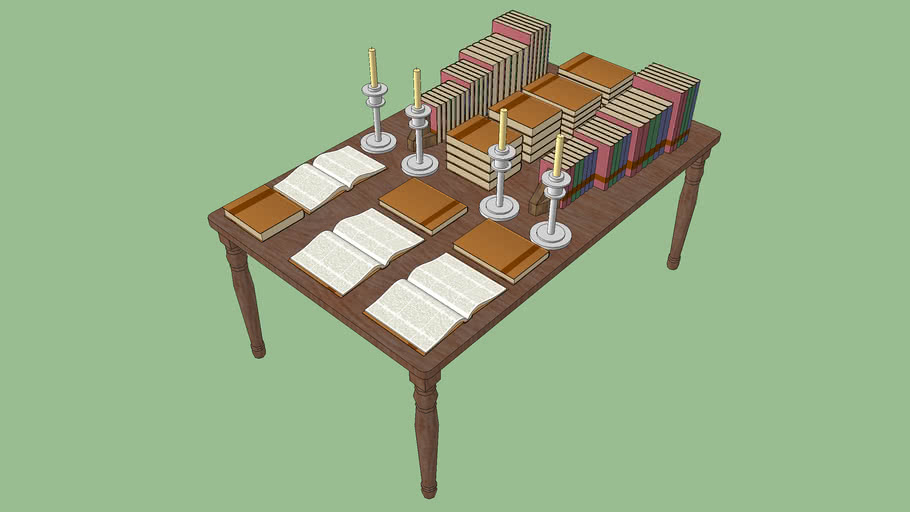 Table_Shop_Books | 3D Warehouse