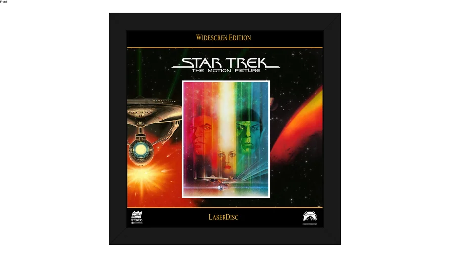 Framed Star Trek: The Motion Picture Laserdisc Cover | 3D Warehouse