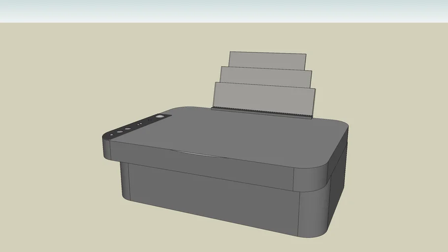 Epson Printer ScannerCX3700 | 3D Warehouse