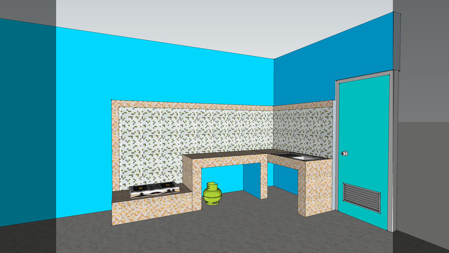 DAPUR MINIMALIS , KITCHEN MINIMALIS | 3D Warehouse