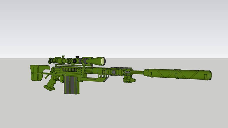 Cheytac M200 Intervention Sniper (UPDATED) | 3D Warehouse