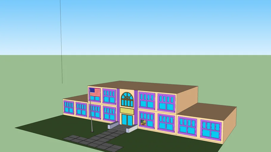 Escuela Simpsons | 3D Warehouse