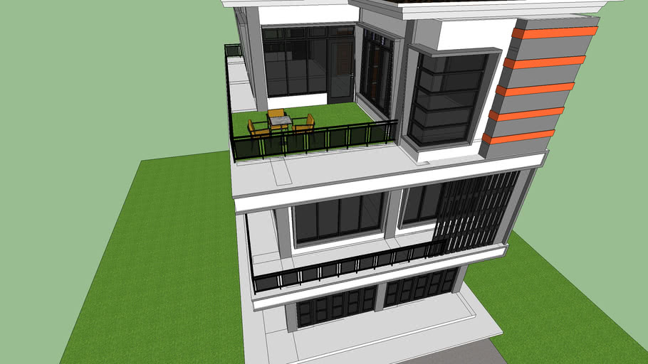 Ruko 3 lantai | 3D Warehouse