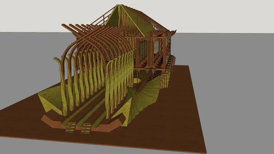 Wood house | 3D Warehouse