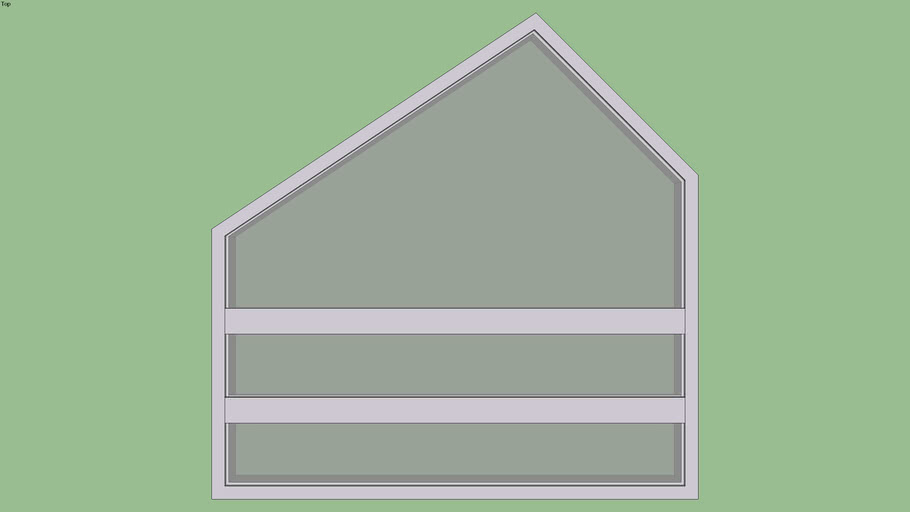 Marvin Modern Direct Glaze Pentagon Window P5-5 | 3D Warehouse