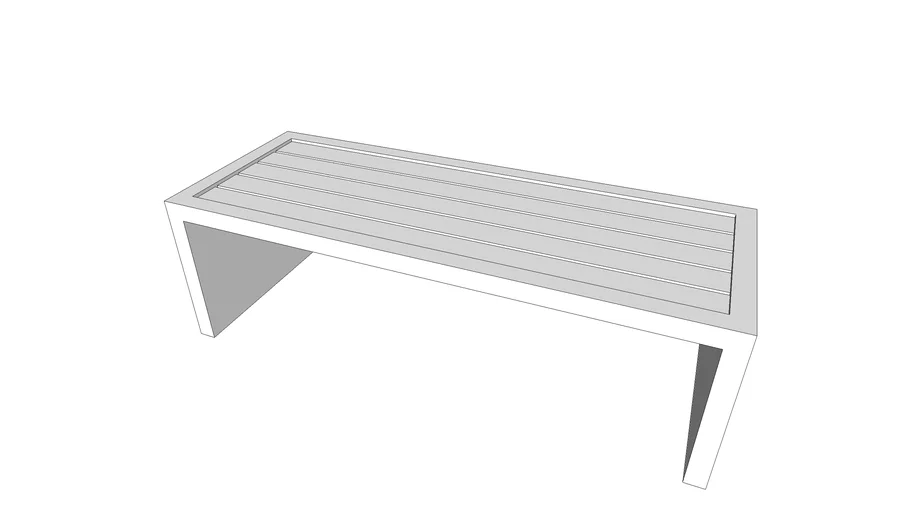 Modern Bench | 3D Warehouse