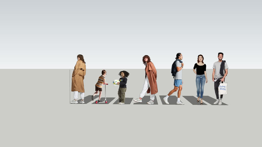 2D people | 3D Warehouse