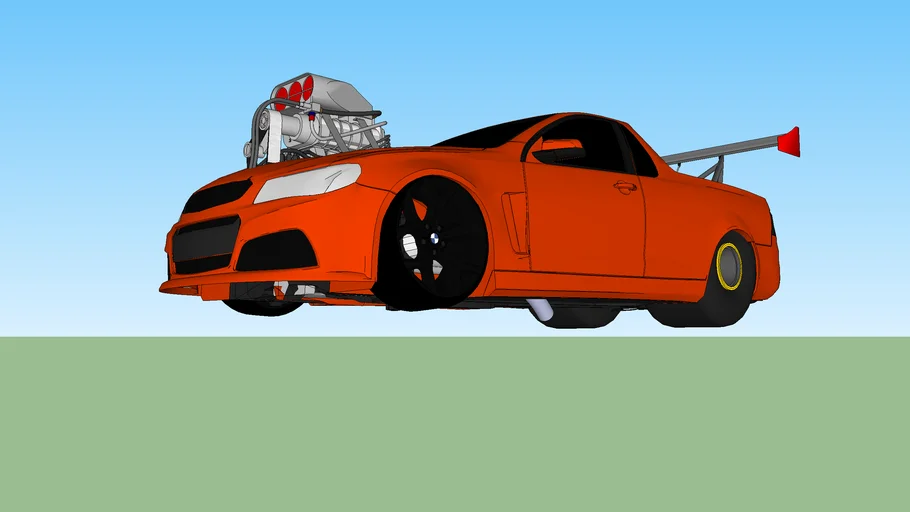 Vf Commodore Drag Car (V2) | 3D Warehouse