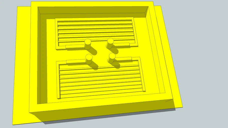 Microfluidic Chip Mold | 3D Warehouse