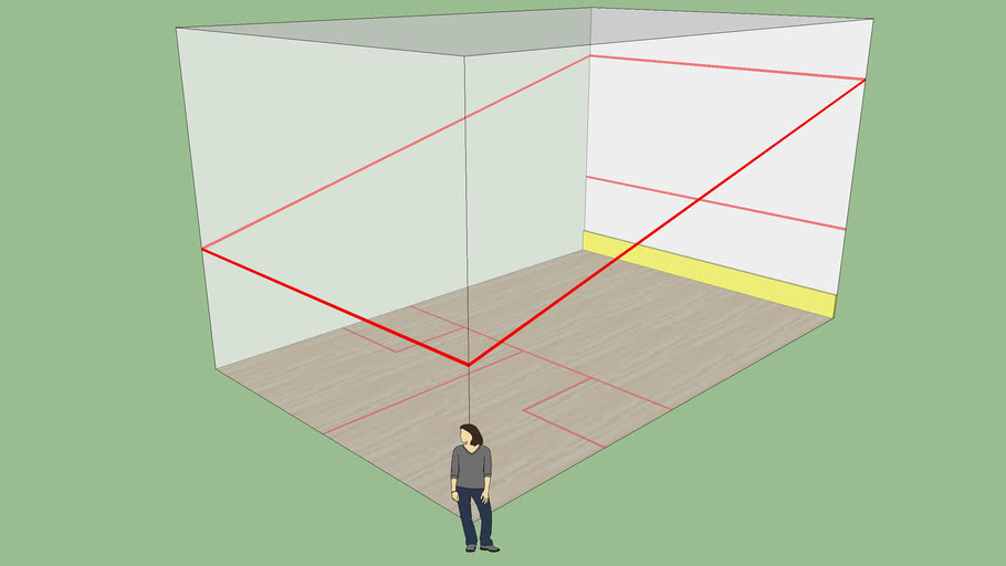 Squash Singles Court | 3D Warehouse