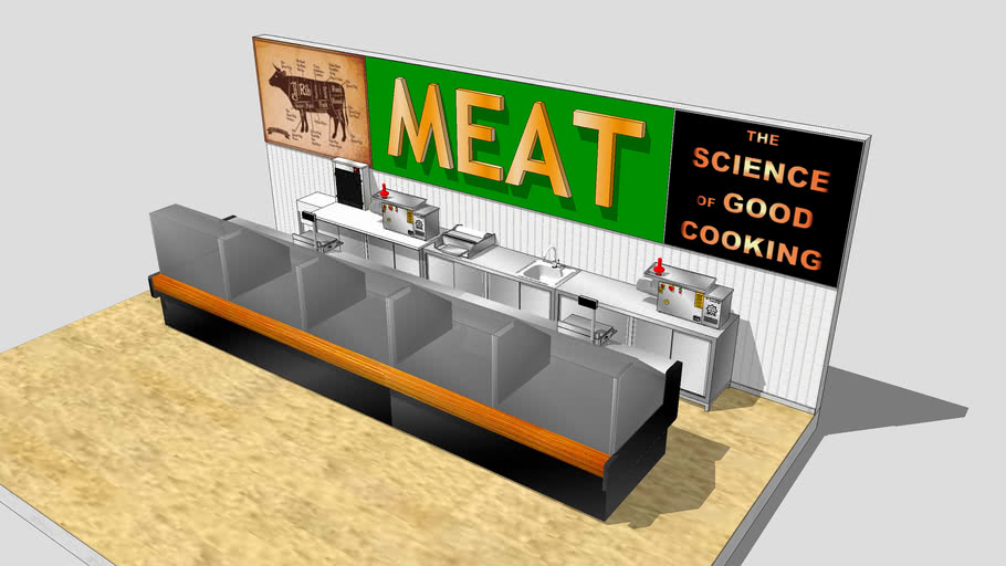 Meat Service Department - Et Servis Reyonu | 3D Warehouse