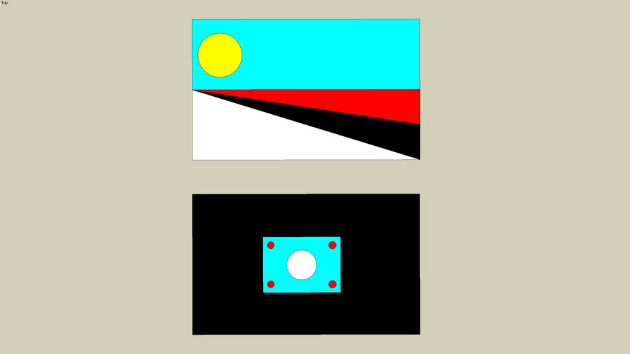 Flags of the ISF and the BIF | 3D Warehouse