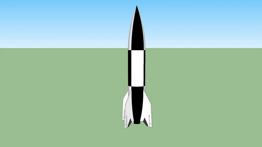 v2 raket | 3D Warehouse