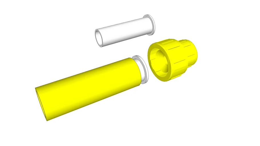 Plastic Pipe Cap + Insert | 3D Warehouse
