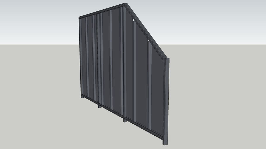 Colorbond Fence angle | 3D Warehouse