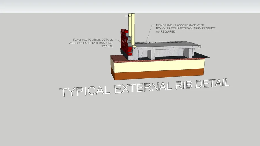 External Rib detail | 3D Warehouse