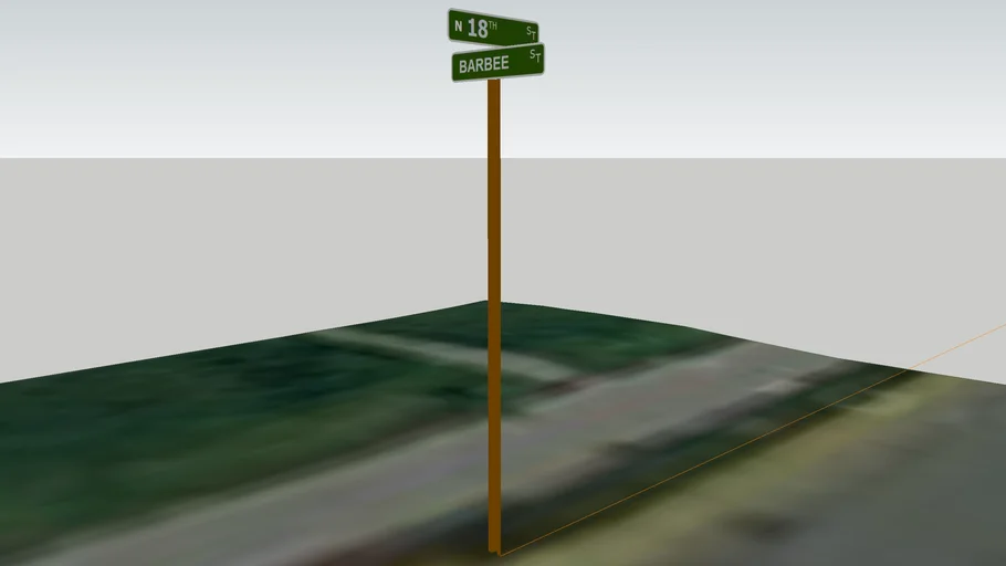 Street Name Sign | 3D Warehouse
