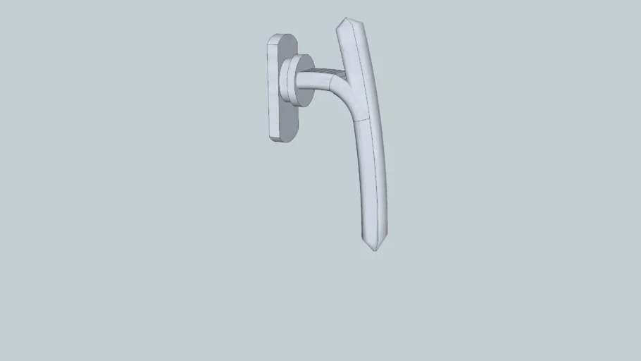 Poignée de fenêtre PVC | 3D Warehouse