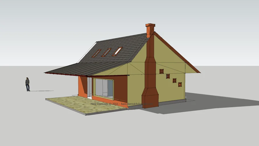 A small house built from scratch | 3D Warehouse