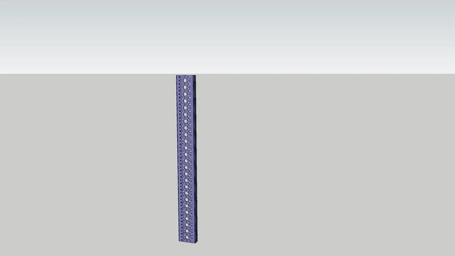 Rev Robotics 408mm 15x45mm C channel | 3D Warehouse