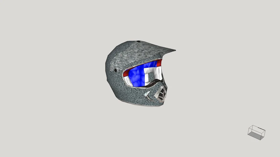 U.S ARMY themed moto cross helmet | 3D Warehouse