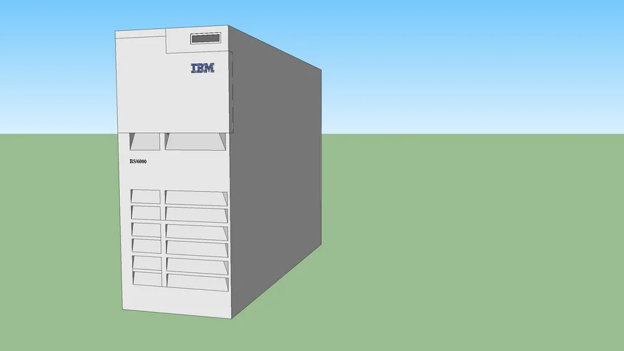 IBM RS/6000 server (model F50) | 3D Warehouse