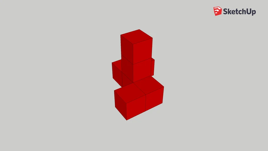 Red Puzzle Piece | 3D Warehouse