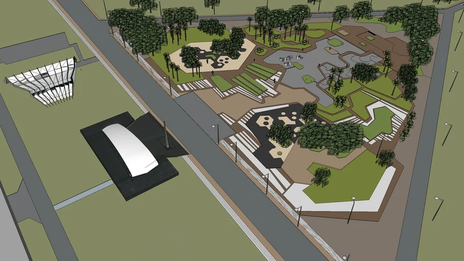 Crystal Square-Burle Marx_Brazil | 3D Warehouse