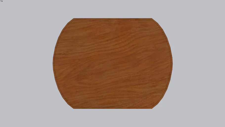 Oval Dining Table Wrought Iron and Wood | 3D Warehouse