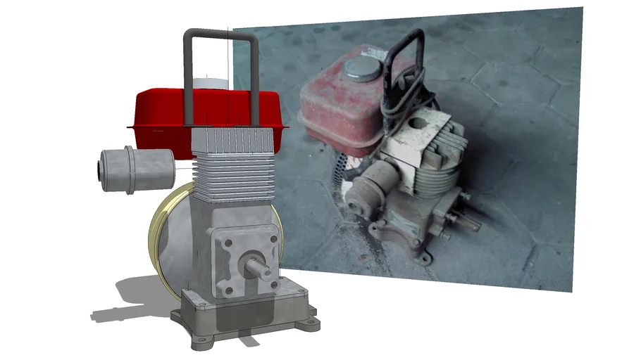 MOTOR A GASOLINA YANMAR, MOD. NG - 137 | 3D Warehouse