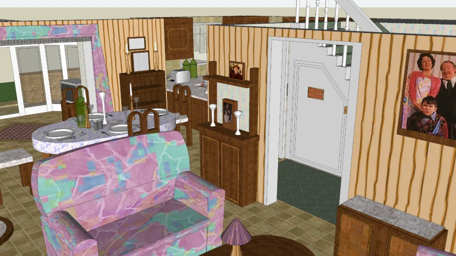 Privet Drive from Harry Potter ( First floor fully furnished ) | 3D ...