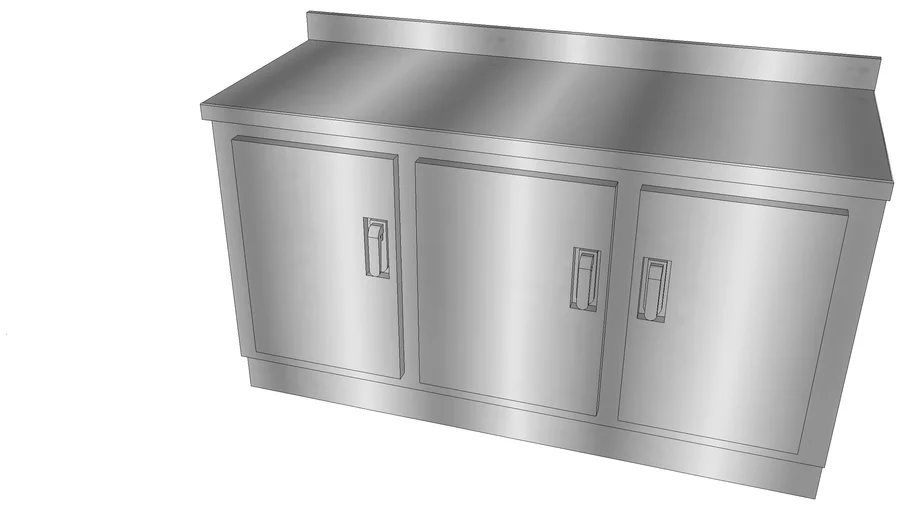 BAR UNIT-150X60X85h | 3D Warehouse