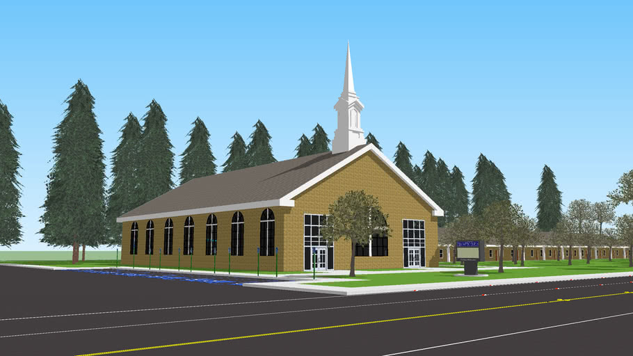 First Baptist Church (Hartwell, Texas) | 3D Warehouse