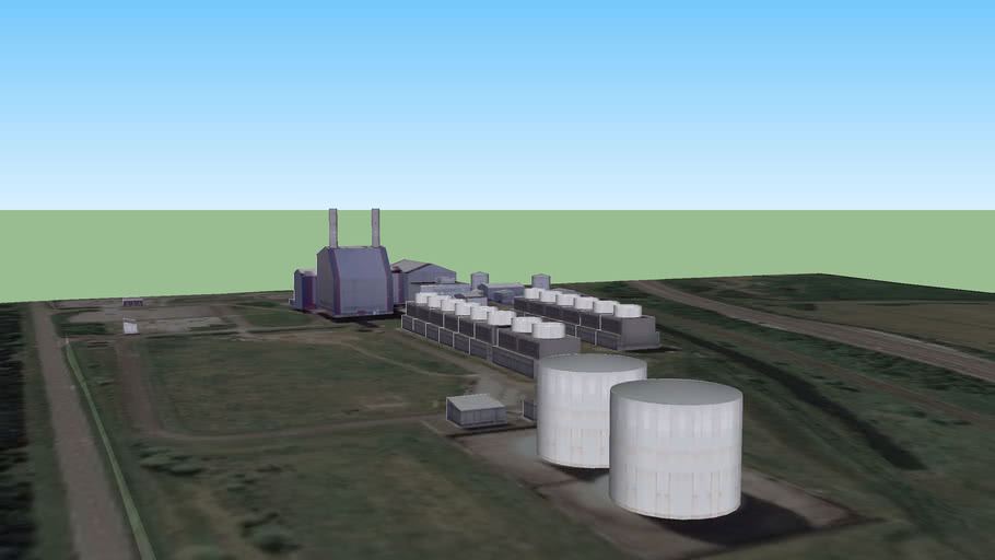 Deeside Power Station, Flintshire, Wales | 3D Warehouse