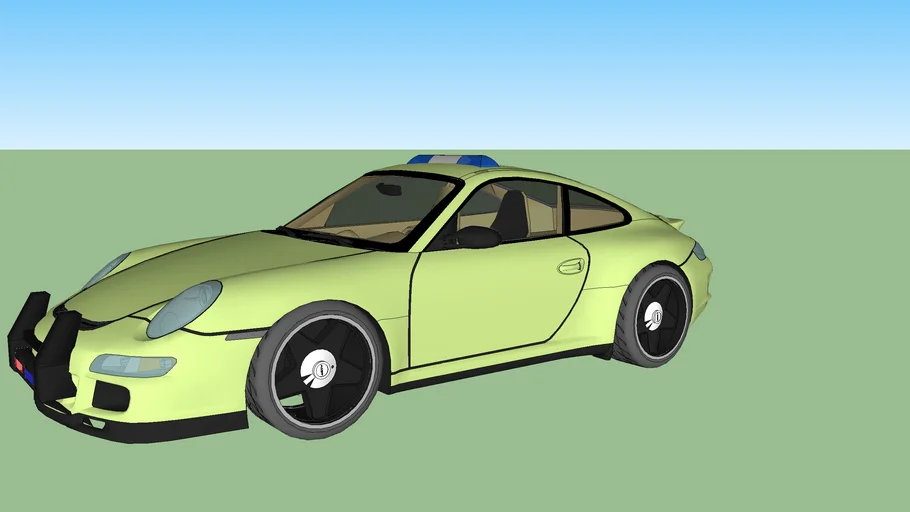 Porsche Carrera GT3 German Police Car | 3D Warehouse