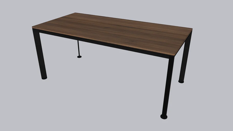Dia_Dining table_Walnut | 3D Warehouse