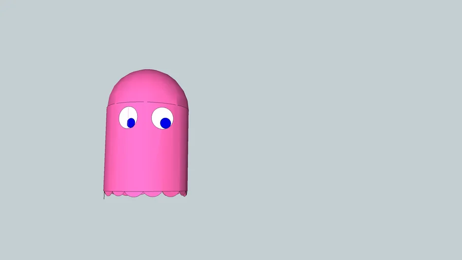Pacman Ghost 3D | 3D Warehouse