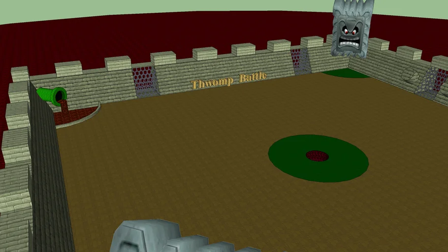 MKW Thwomp Battle 'Custom Battle' | 3D Warehouse