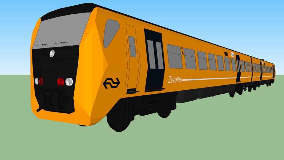 NS Buffel DM90 Zwolle-Kampen | 3D Warehouse