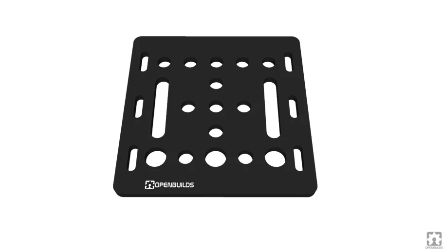 OpenBuilds V-Slot Gantry Plate 20mm_1_0 | 3D Warehouse