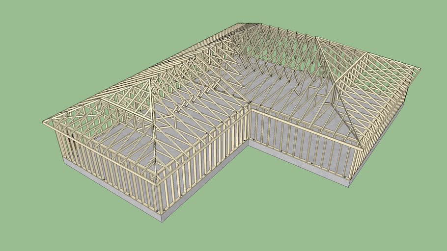 Hip Roof 9 | 3D Warehouse