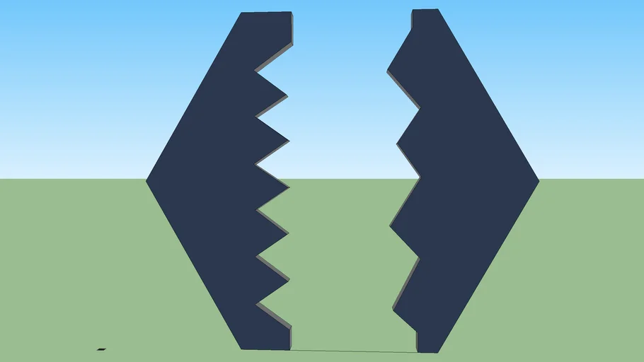 Giant Hexagon Door | 3D Warehouse